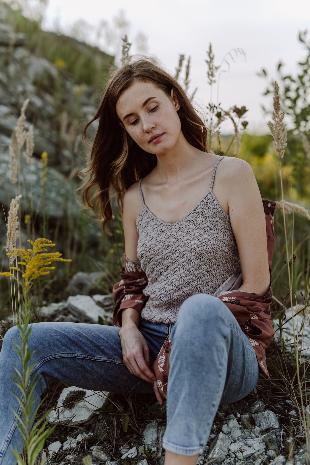 Crochet Top Pattern PDF - Mist Cami - Crochet Cami Top Camisole Pattern ...