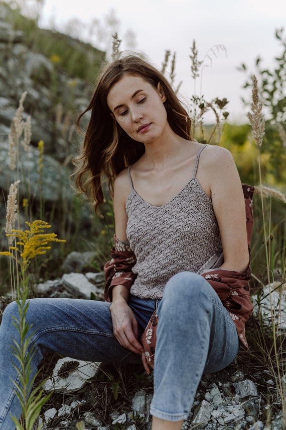 Crochet Top Pattern PDF Mist Cami Crochet Cami Top - Etsy Australia