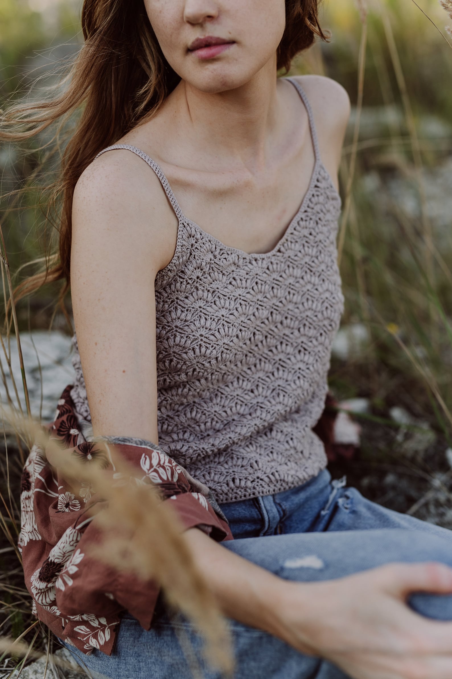 Crochet Top Pattern PDF - Mist Cami - Crochet Cami Top Camisole Pattern ...