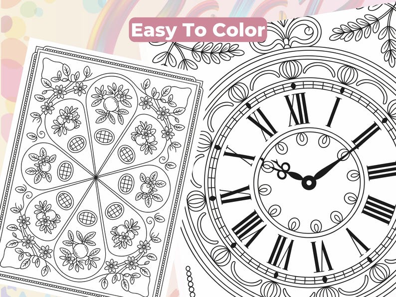 Mandala Coloring Book: 100 Rococo Pages, French Country Decor (PDF ...