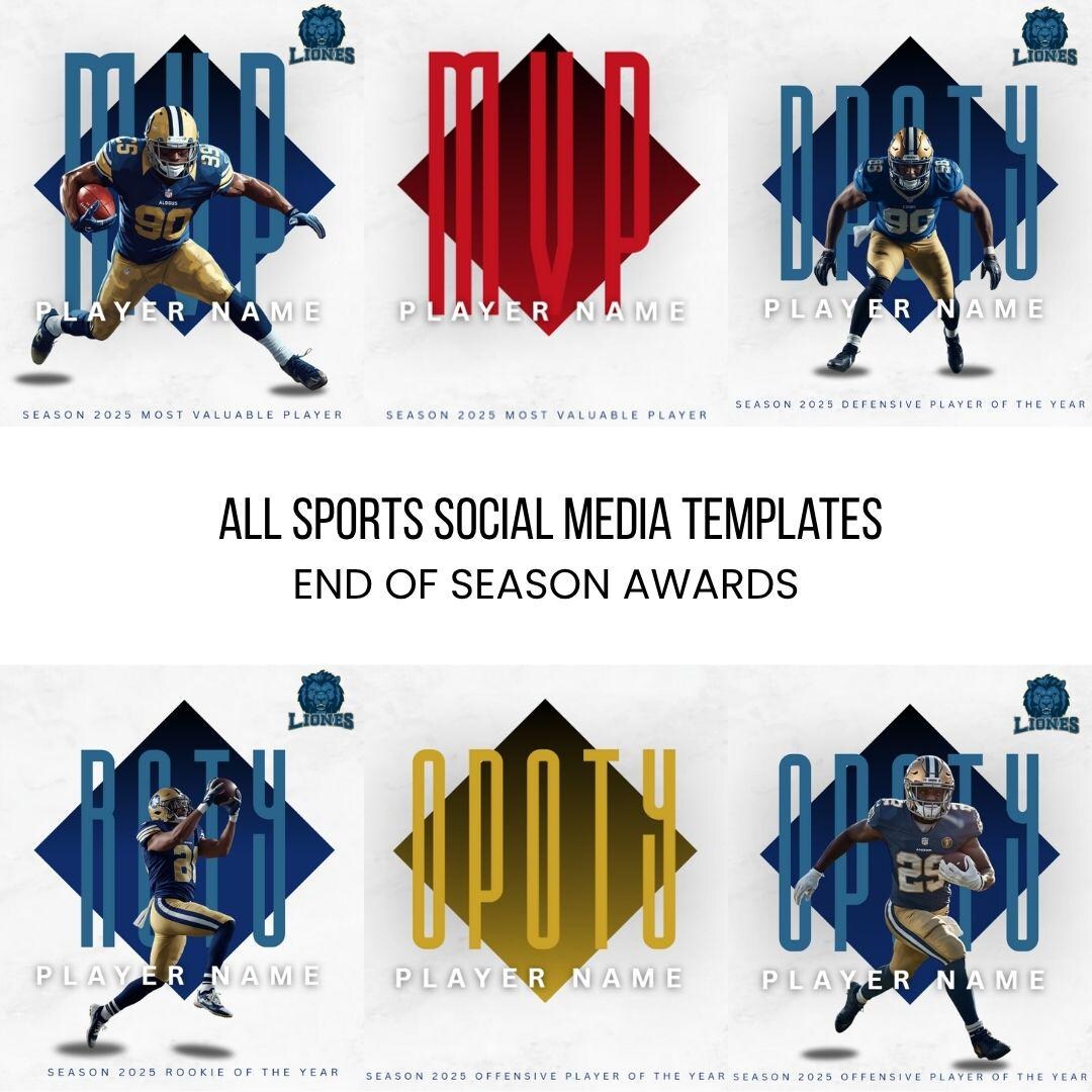 MVP Sports Award Templates | Canva Editable Athlete Recognition ...