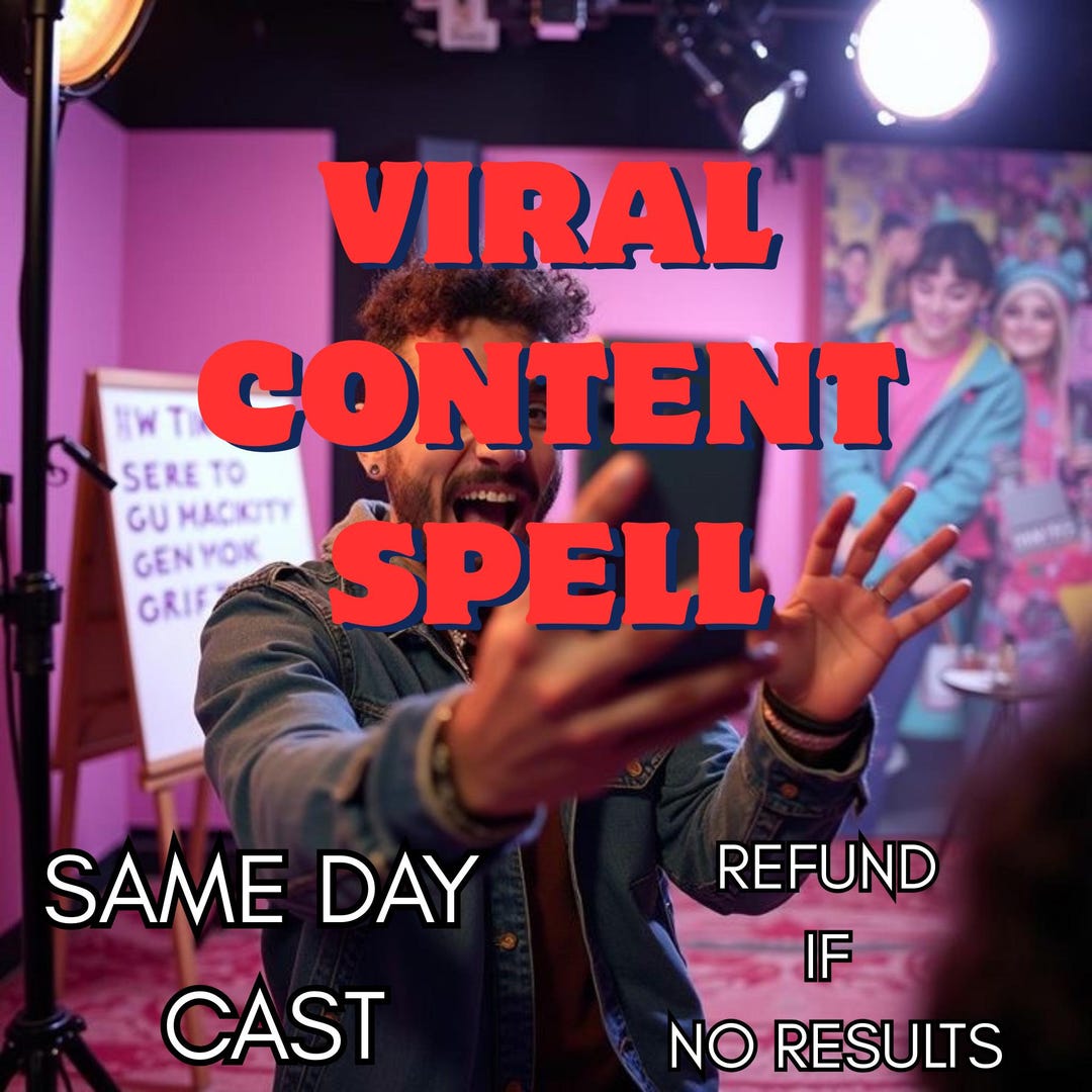 Viral Content Spell for Social Media Growth, Online Fame, Engagement ...