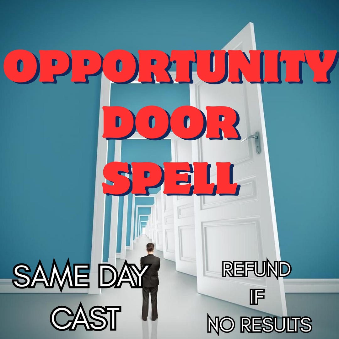 Opportunity Door Spell for New Chances, Career Growth, Success Path ...