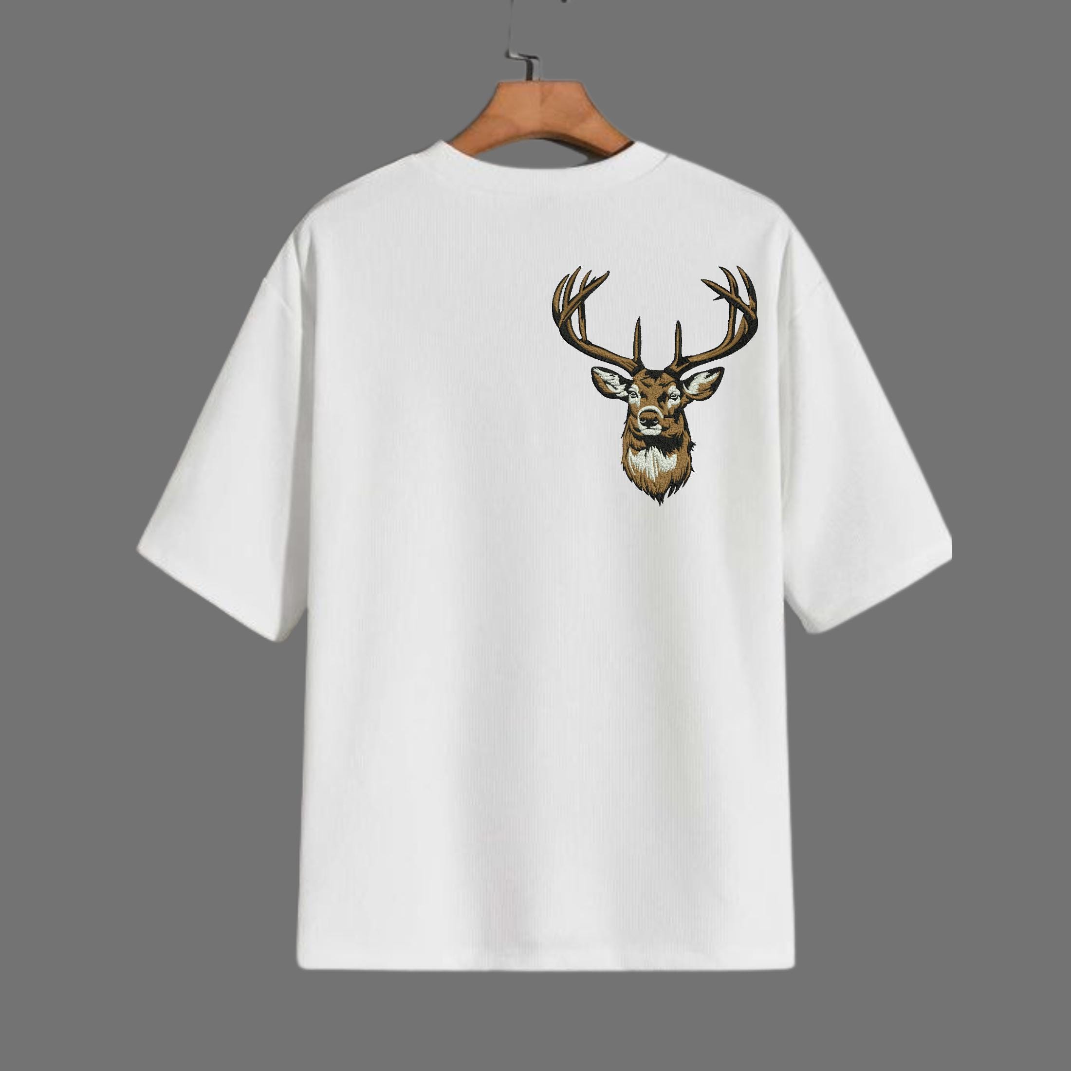 Deer Embroidery Design, Buck Head Embroidery, Christmas Deer Embroidery ...