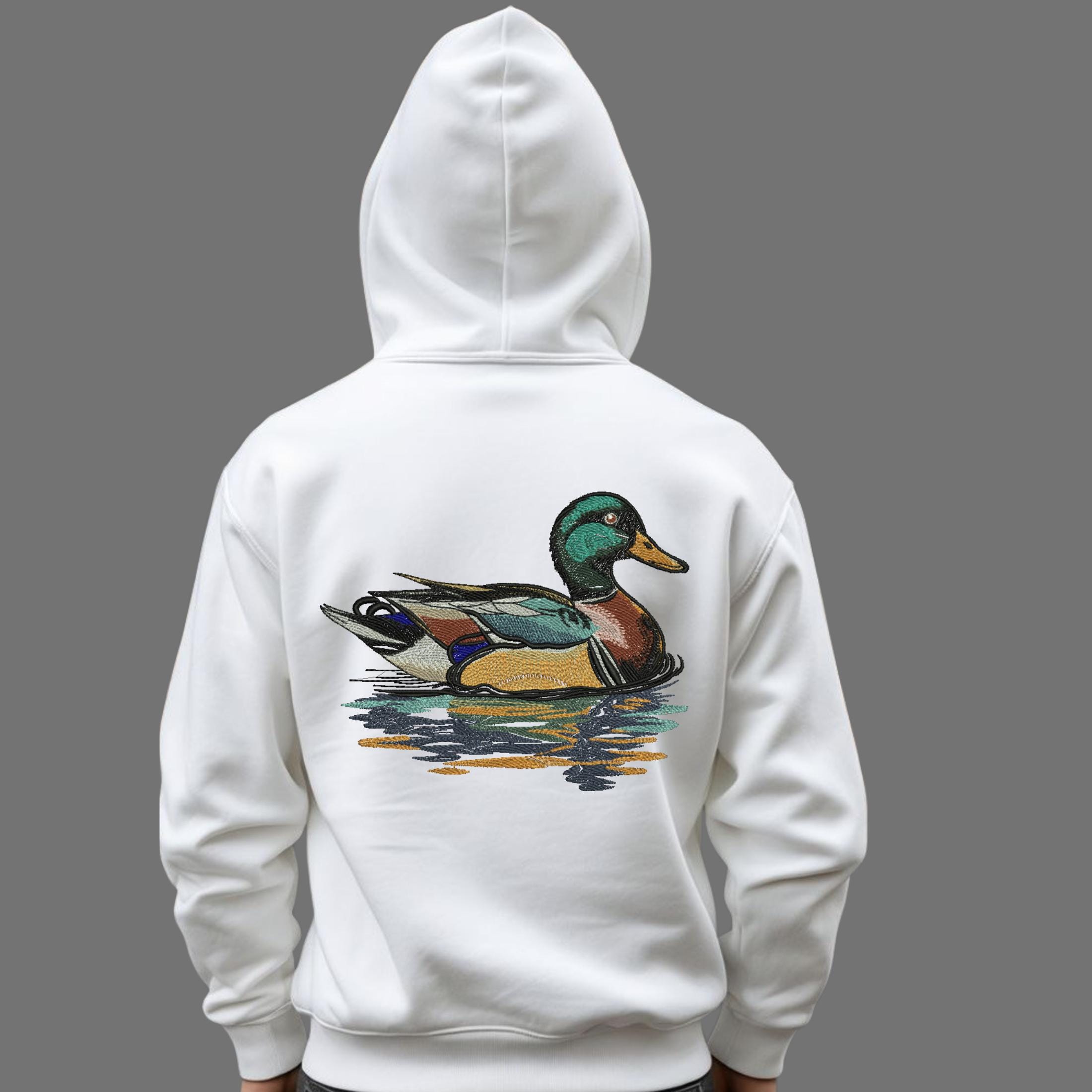 Floral Duck Machine Embroidery Design, Baby Ducks Embroidery Designs ...