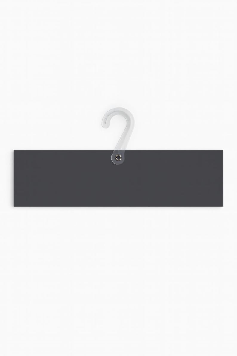 Plastic Hanging Swatch Header – Custom Fabric Sample Hanger Cards for ...