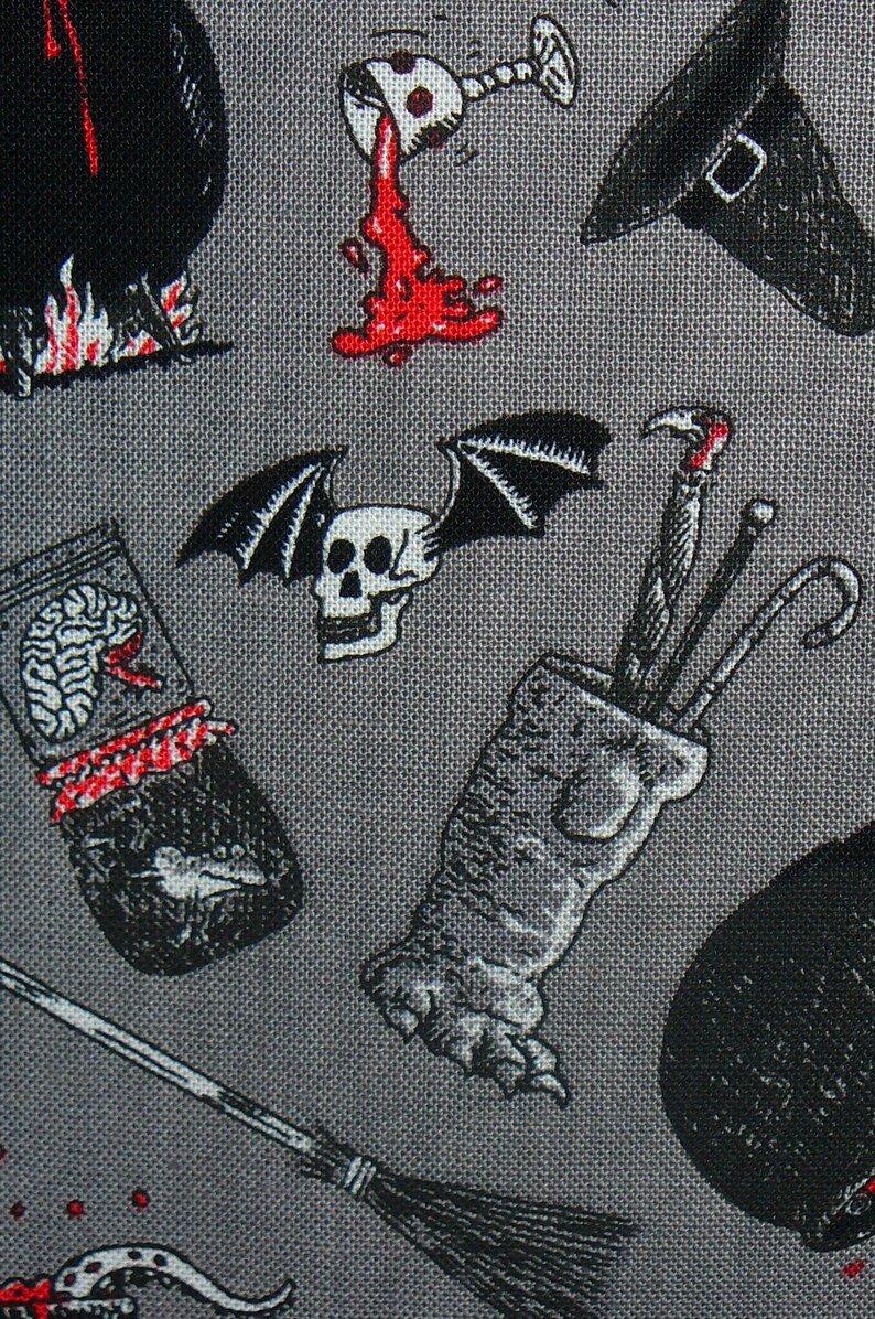 Oddities Fabric Oddities Icons by the Yard Elizabeth's - Etsy