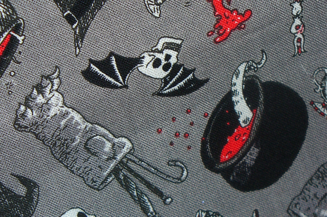 Oddities Fabric Oddities Icons by the Yard Elizabeth's - Etsy