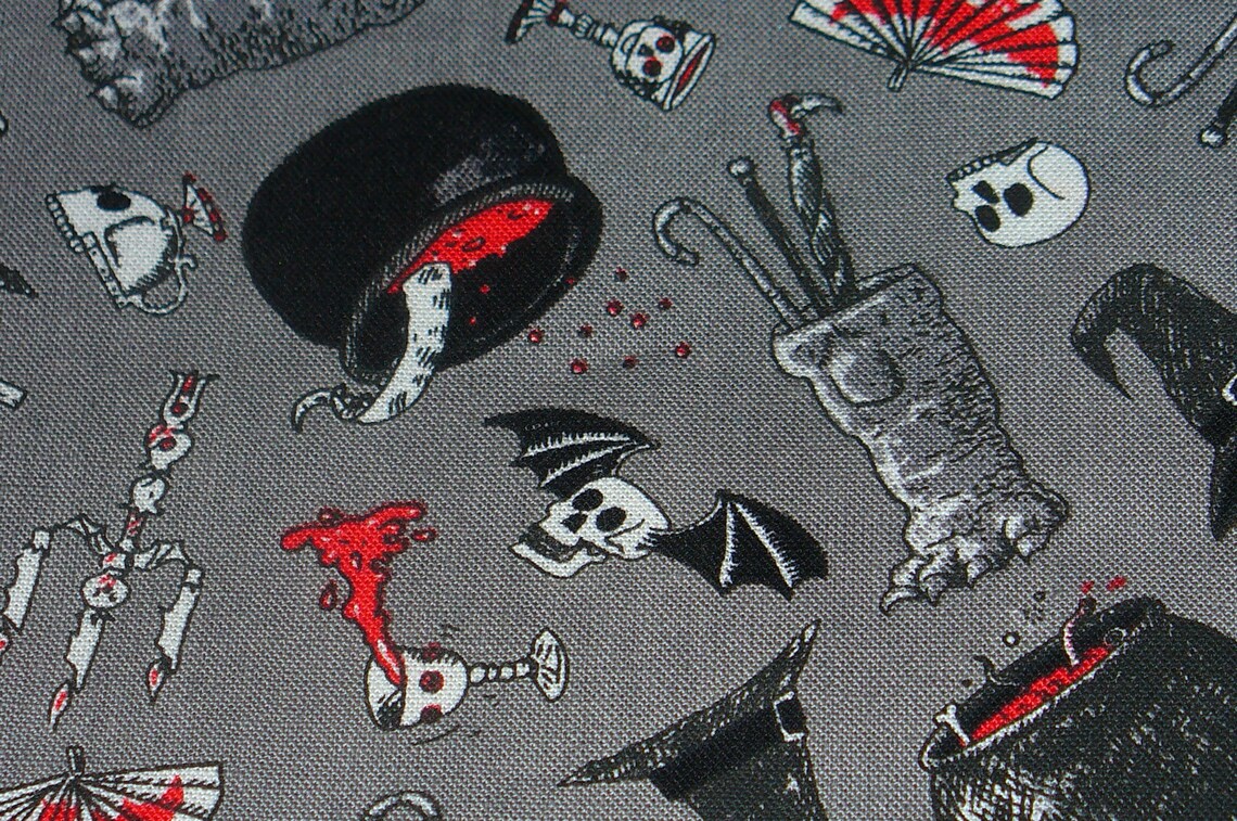 Oddities Fabric Oddities Icons by the Yard Elizabeth's - Etsy