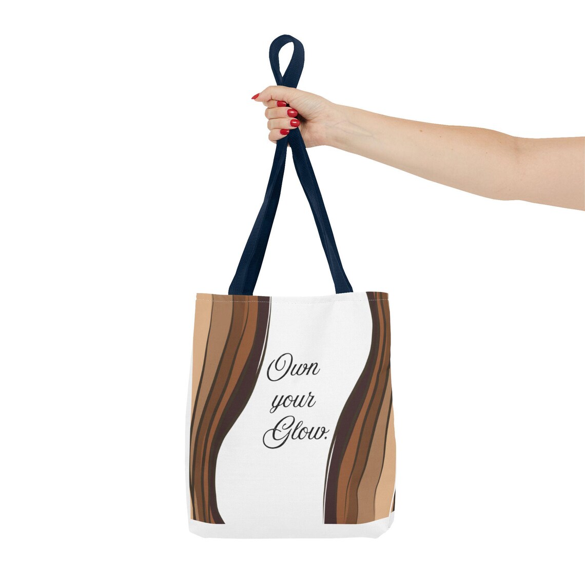 Stylish Tote Bag - "own Your Glow" - Eco-friendly Shopping, Gift ...