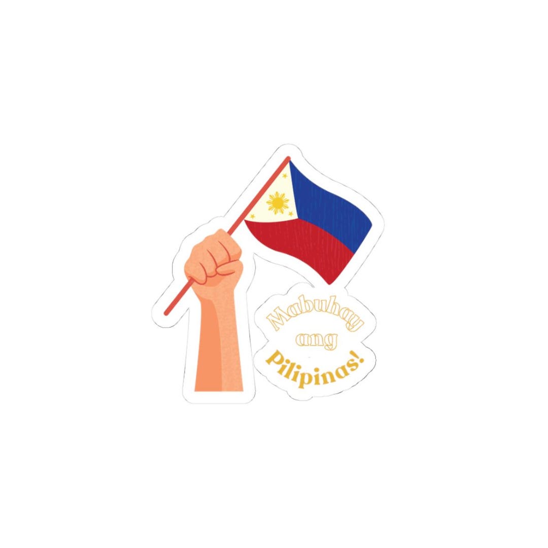 Philippine Pride Kiss-cut Stickers, Stickers for Laptops, Flag Stickers ...