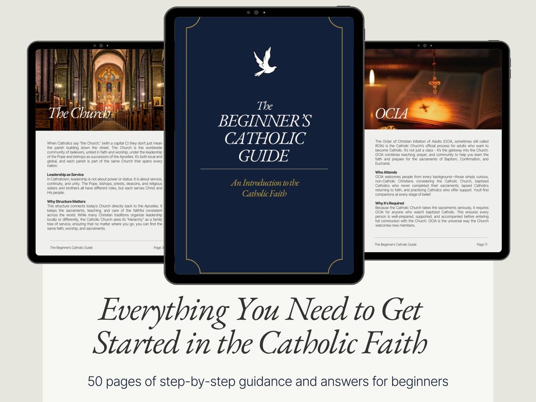 Beginner Catholic Guide | OCIA / RCIA Basics, Mass, Sacraments ...