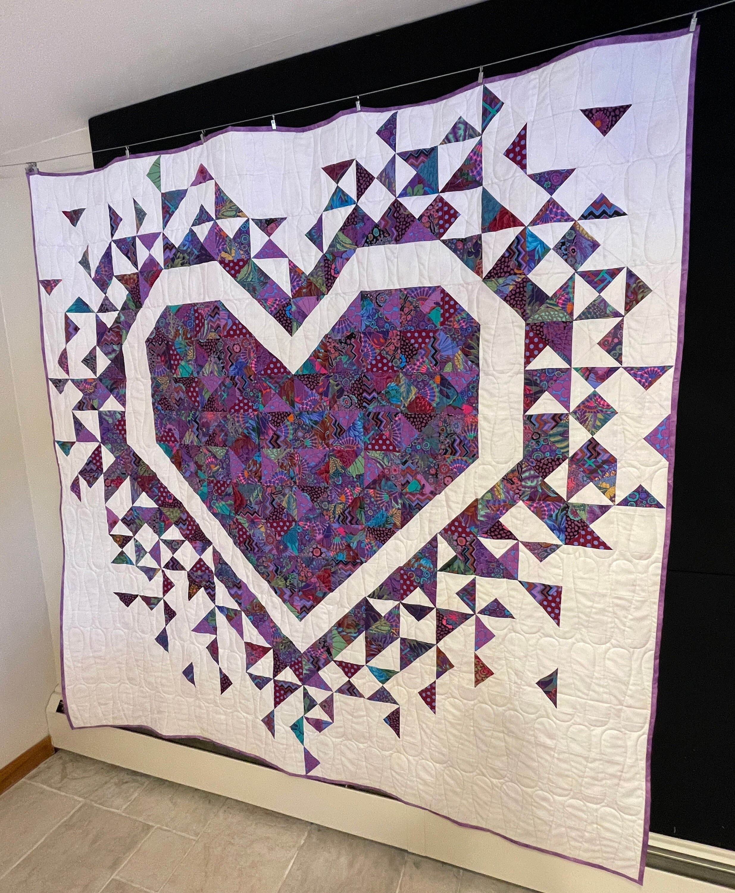 Exploding Heart Quilt - Etsy