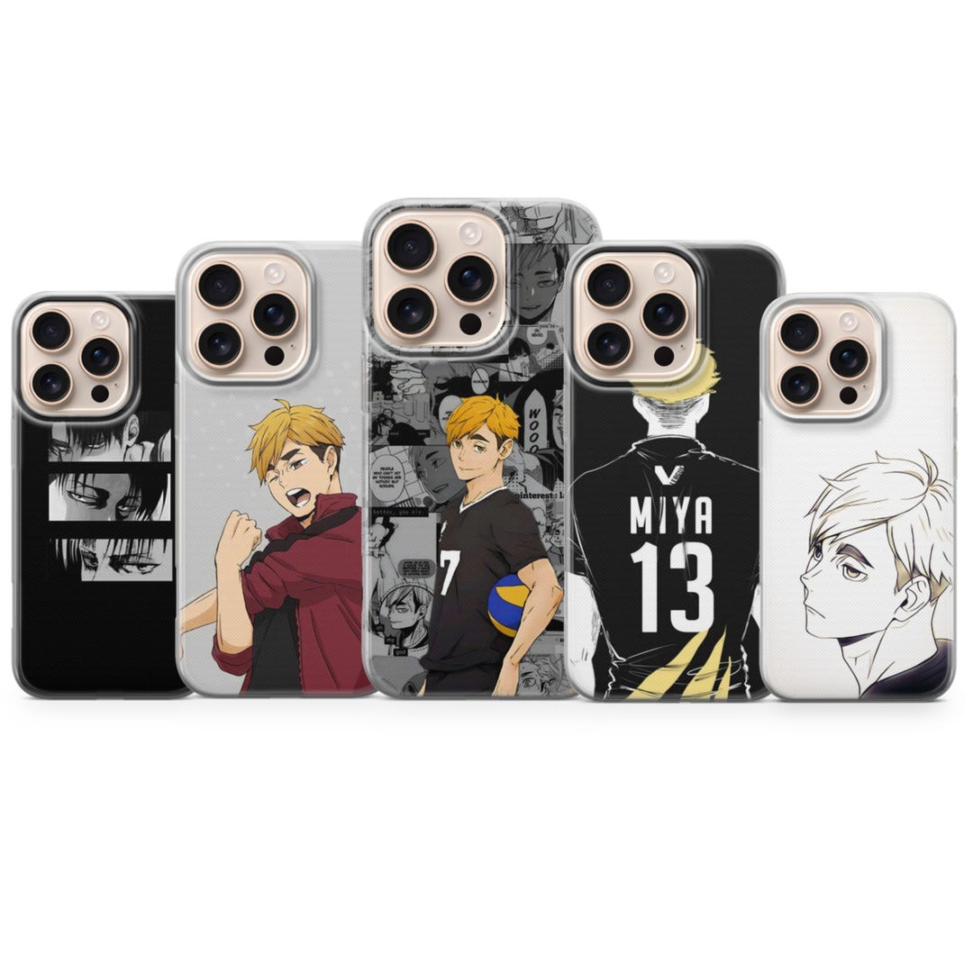 Haikyuu Atsumu Miya Cover | Anime Phone Case for iPhone 17 Air 16e Pro ...