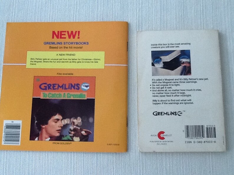 Gremlins Books a New Friend & steven - Etsy