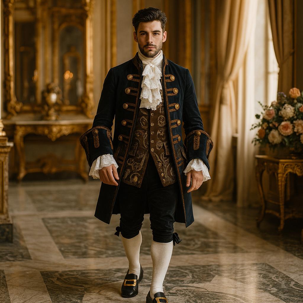 Medieval Rococo Prince Suit • 18th Century Baroque King Costume - Etsy