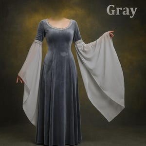 Handmade Velvet Medieval Gown | Fantasy Cosplay Costume - Etsy