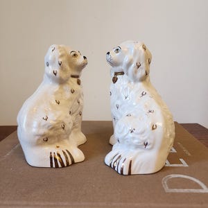 Beswick Staffordshire Dogs Pair, Vintage King Charles Spaniel Figurines ...