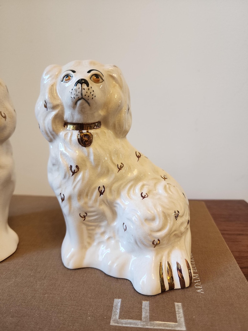 Beswick Staffordshire Dogs Pair, Vintage King Charles Spaniel Figurines ...
