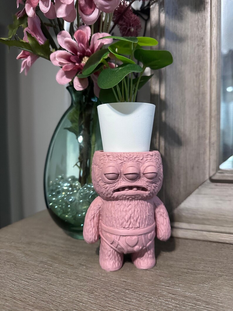 Grumpy Monster Pot Stand-3mf/stl File- 3D Printable - Etsy