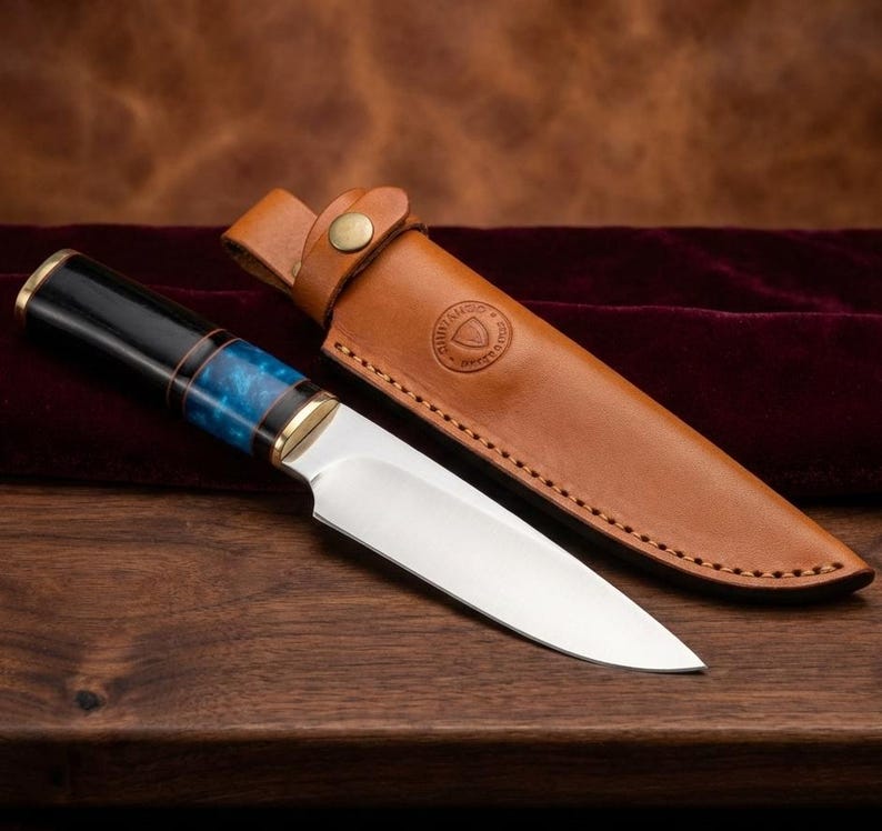 Extra Large 12.5" Fixed Blade Collectible Art | Personalized New Year ...