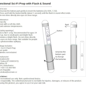 Functional Sci-fi Prop With Flash & Sound - Inspired by Neuralyzer From ...