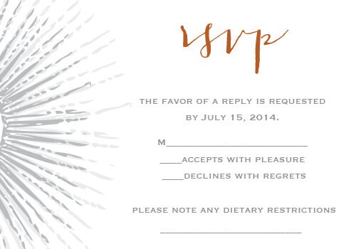 Beam Art Deco Wedding Invitation Set Modern Firework Elegant Dramatic ...