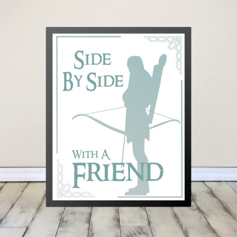 Legolas Quote, Lord of the Rings, Nerd, Sci Fi, Decor, Home, Nursery ...