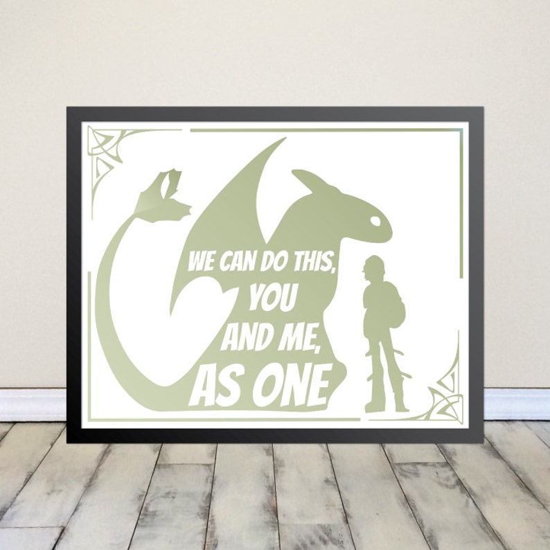 How to Train Your Dragon, Hiccup and Toothless, Room Decor, Home ...