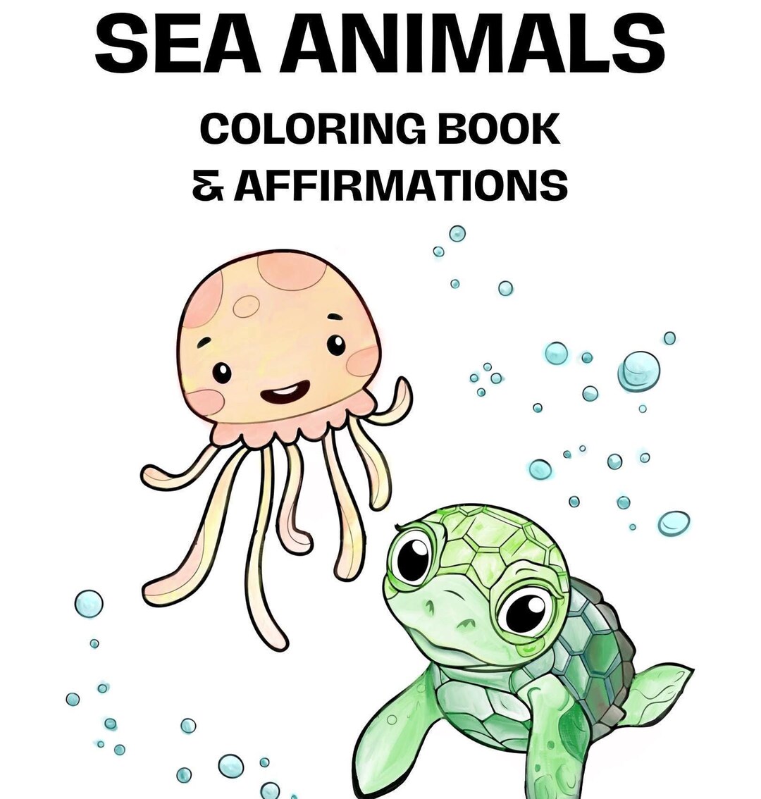 Kids Affirmation Coloring Book SEA| Printable Positive Confidence ...