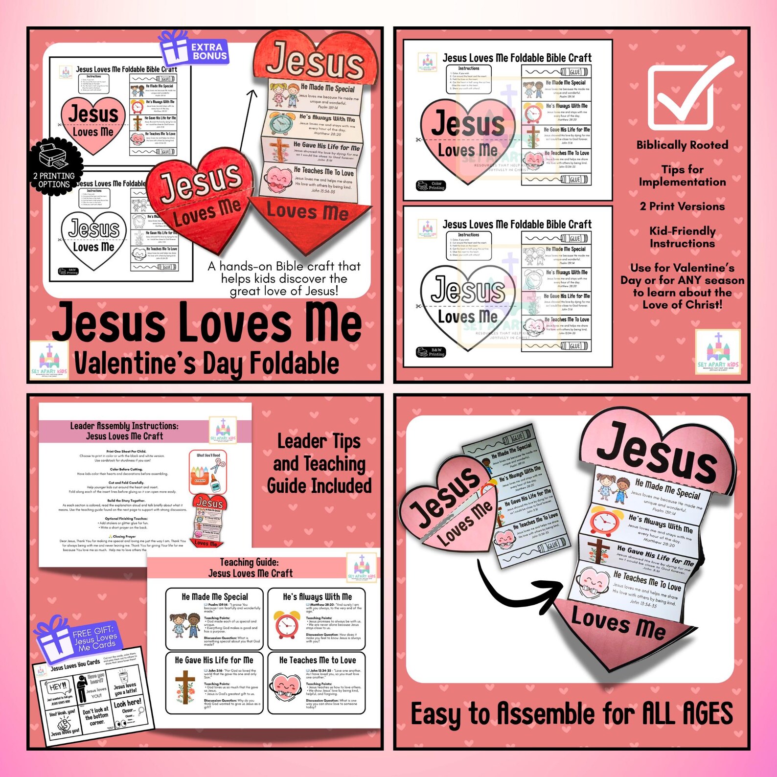 Valentine’s Day Bible Crafts for Kids | Christian Valentine Craft ...