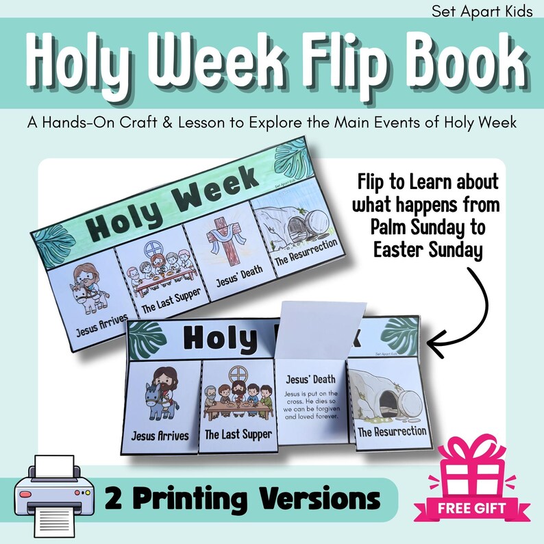 Holy Week Bible Craft – Sunday School Activities for Easter and Palm ...