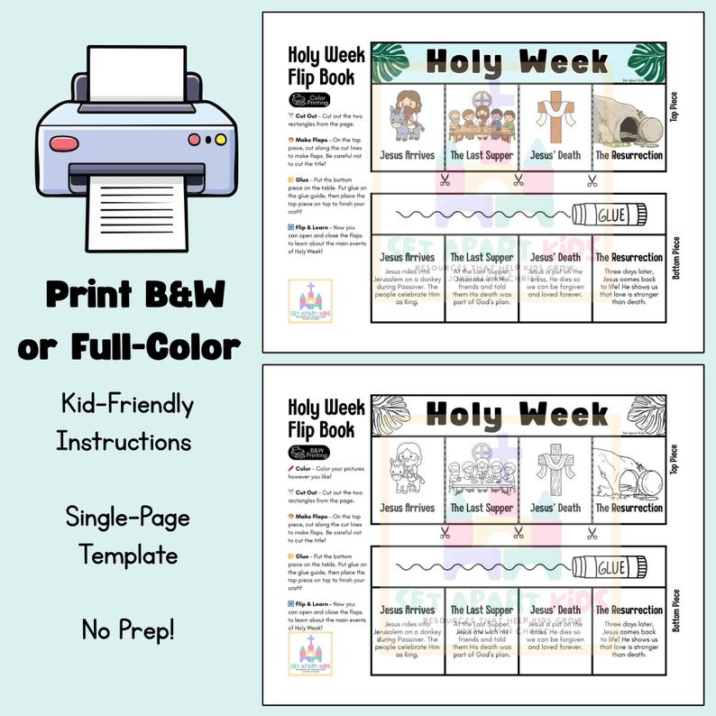 Holy Week Bible Craft – Sunday School Activities for Easter and Palm ...