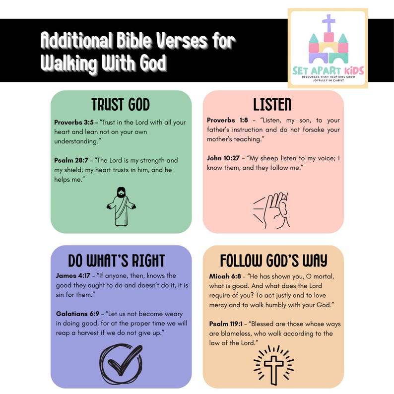 Walking With God Obedience Cube | Kids Bible Craft | Sunday School ...