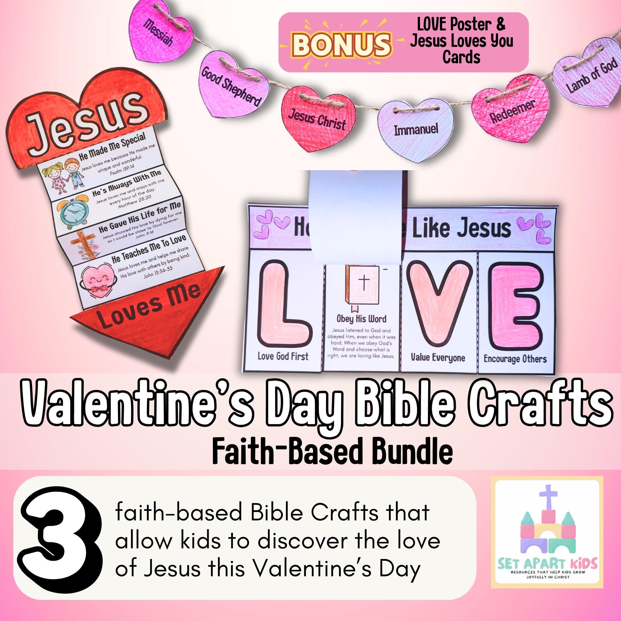 Valentine’s Day Bible Crafts for Kids | Christian Valentine Craft ...