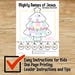 Names of Jesus Christmas Tree Craft | Winter Christian Activity for ...