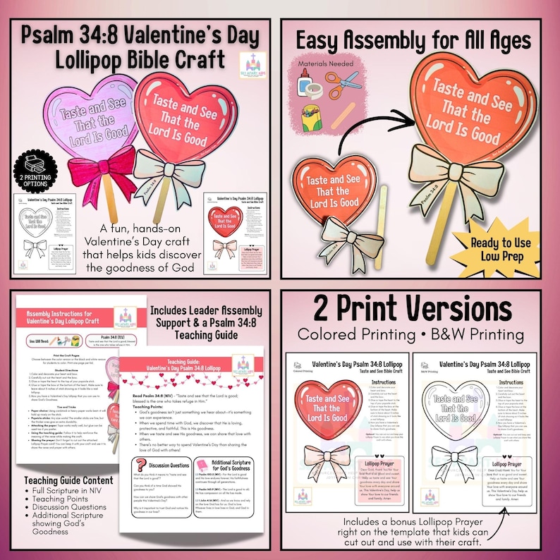 Valentine’s Day Bible Crafts for Kids | God’s Love Sunday School ...