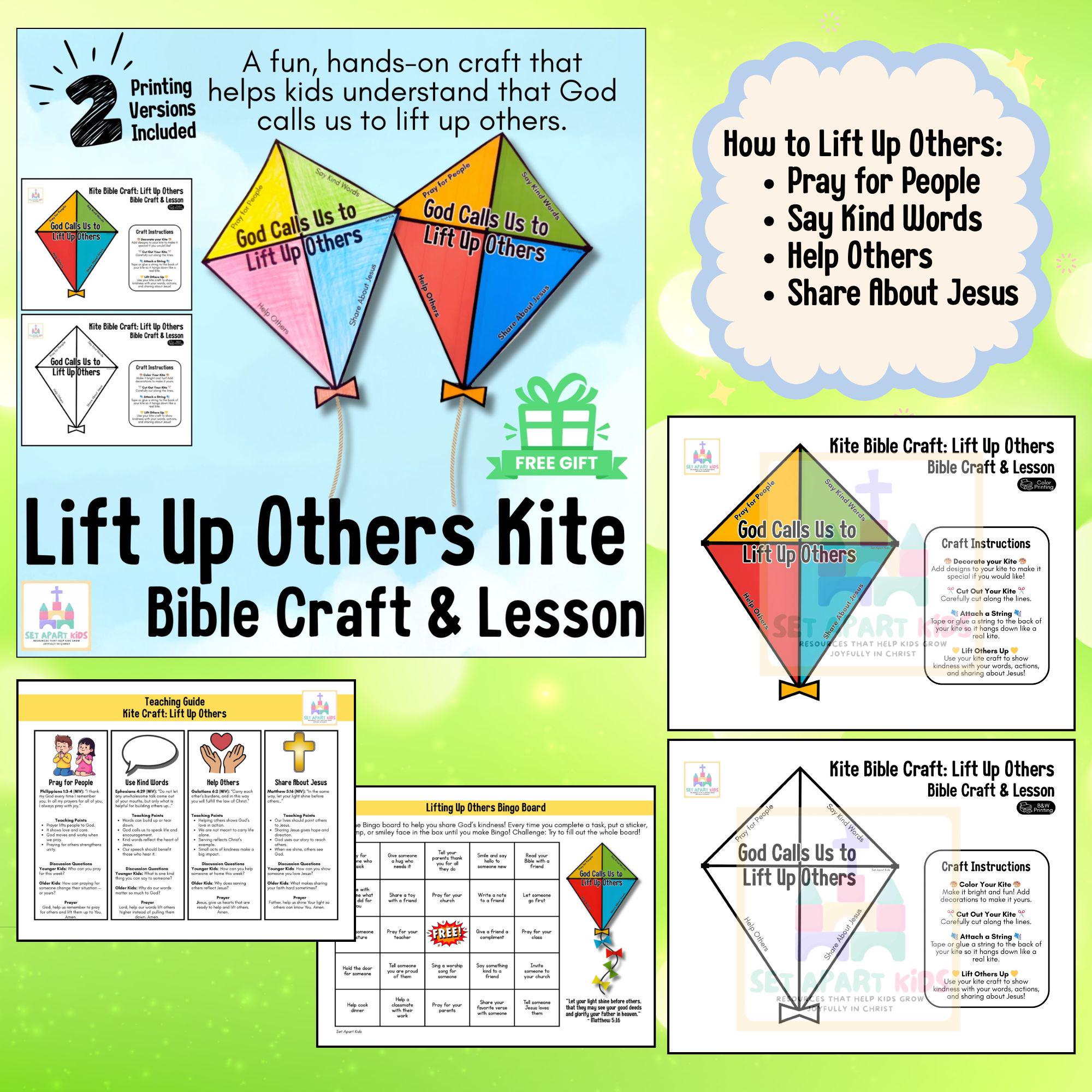 Spring Bible Crafts Bundle for Kids | Grow in Faith & Kindness Sunday ...