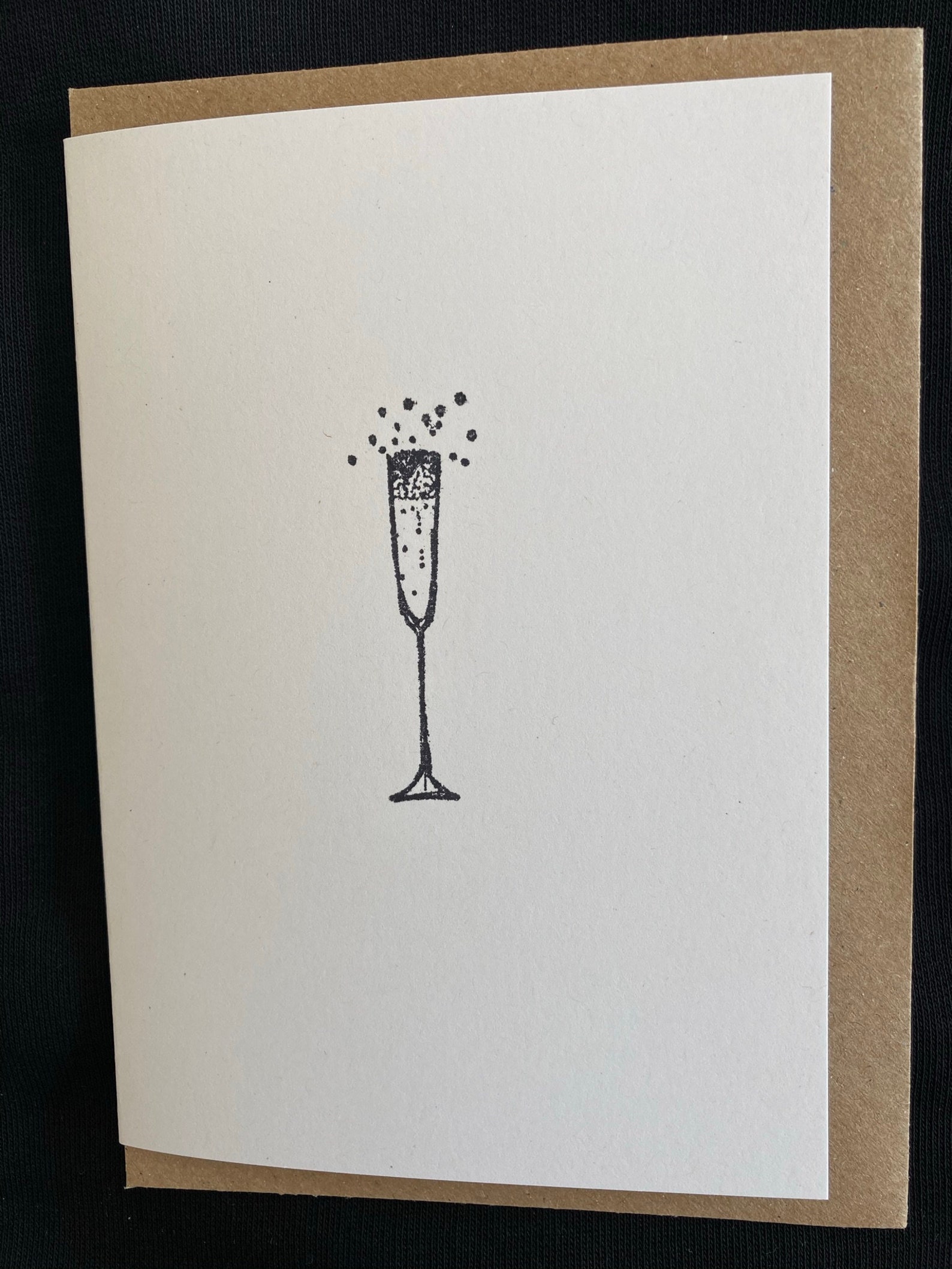 Champagne Congratulations Card - Etsy UK