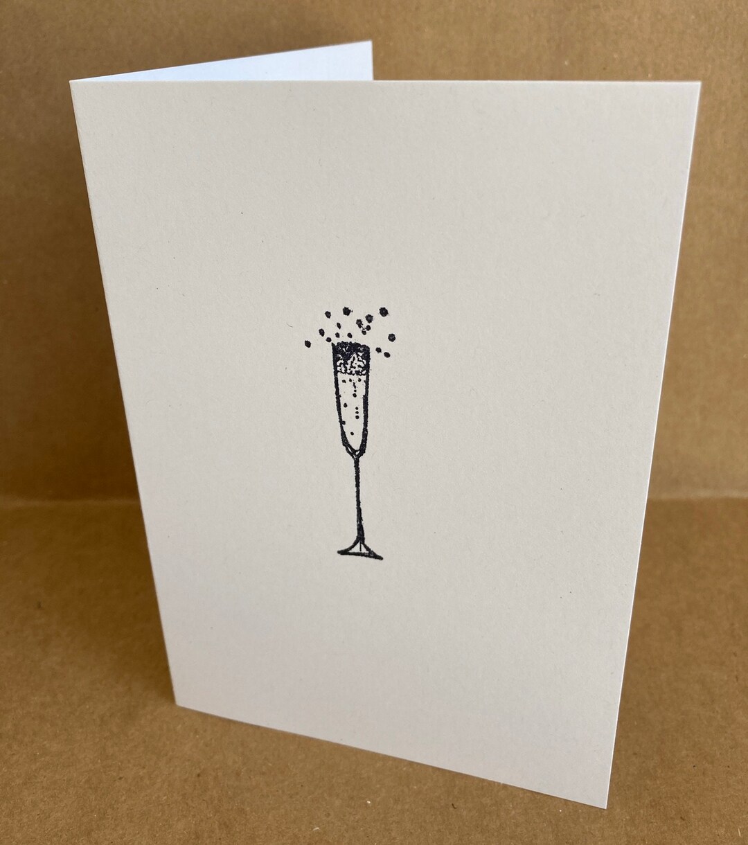 Champagne Congratulations Card - Etsy