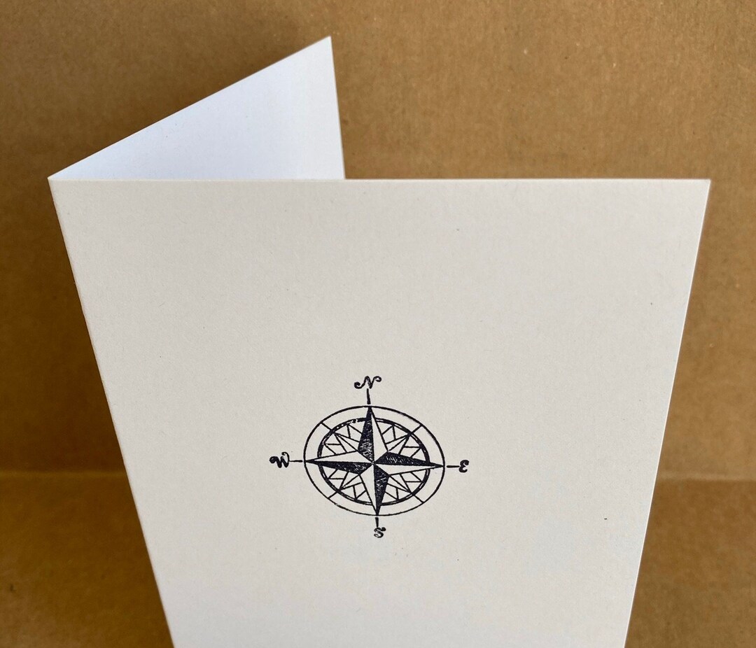Compass Card - Etsy