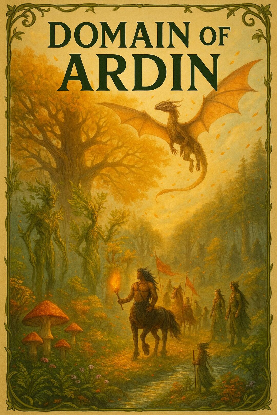 The Domain of Ardin – Fantasy World Map, Elven Realm, Dragon Battle ...