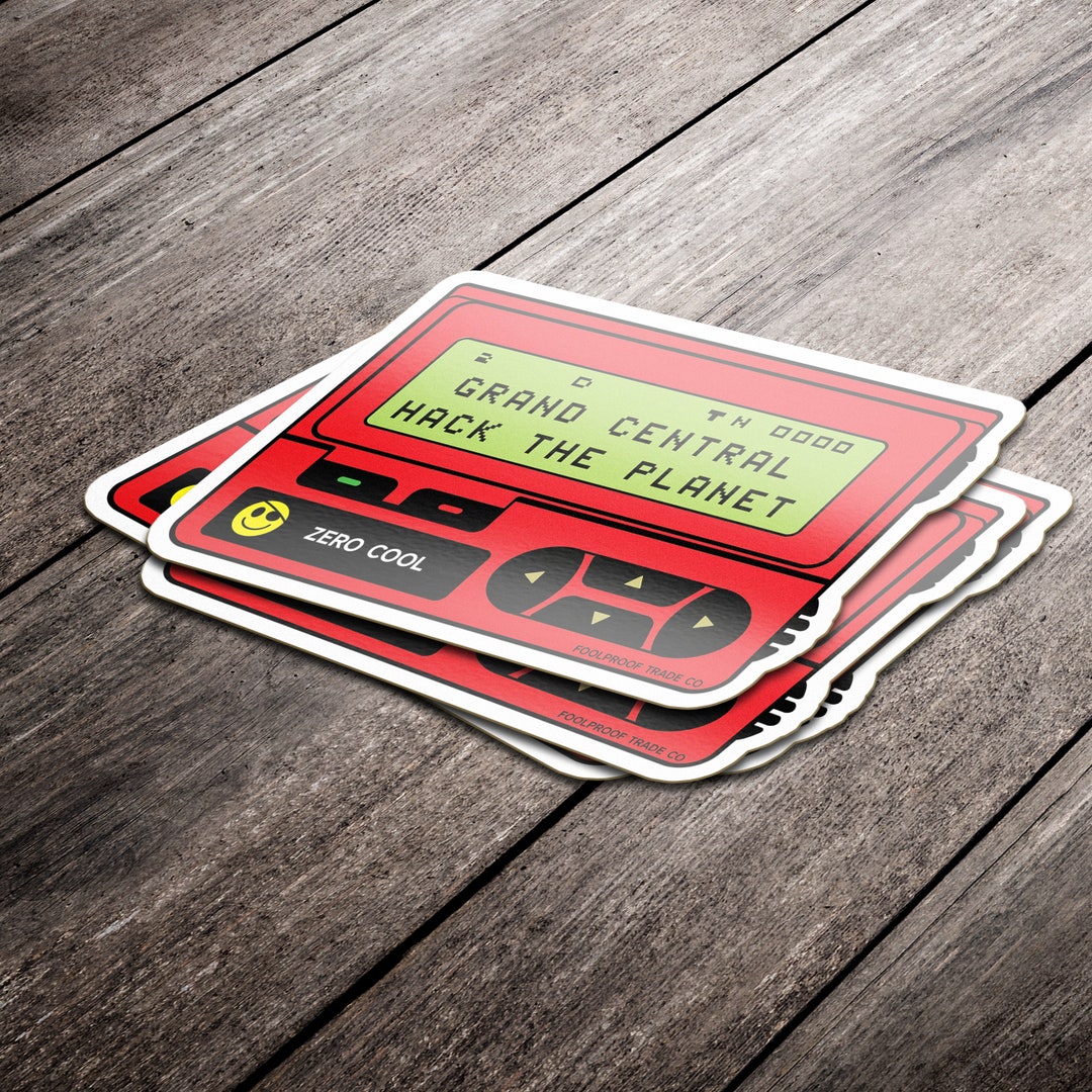 Hack the Planet #3 - Stickers - Etsy