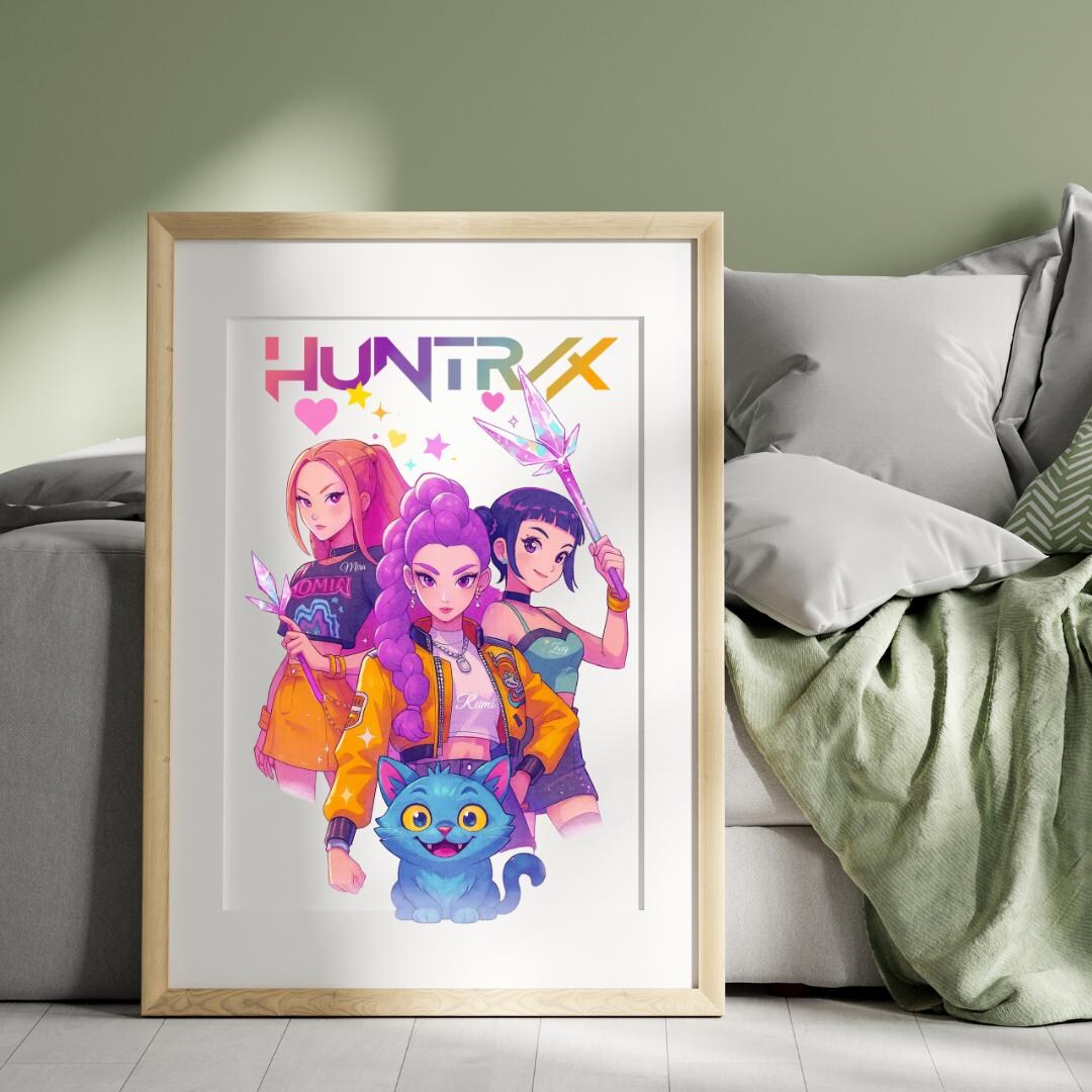 Demon Hunters Poster, Animation Demon Hunters Wall Art, Demon Hunters ...
