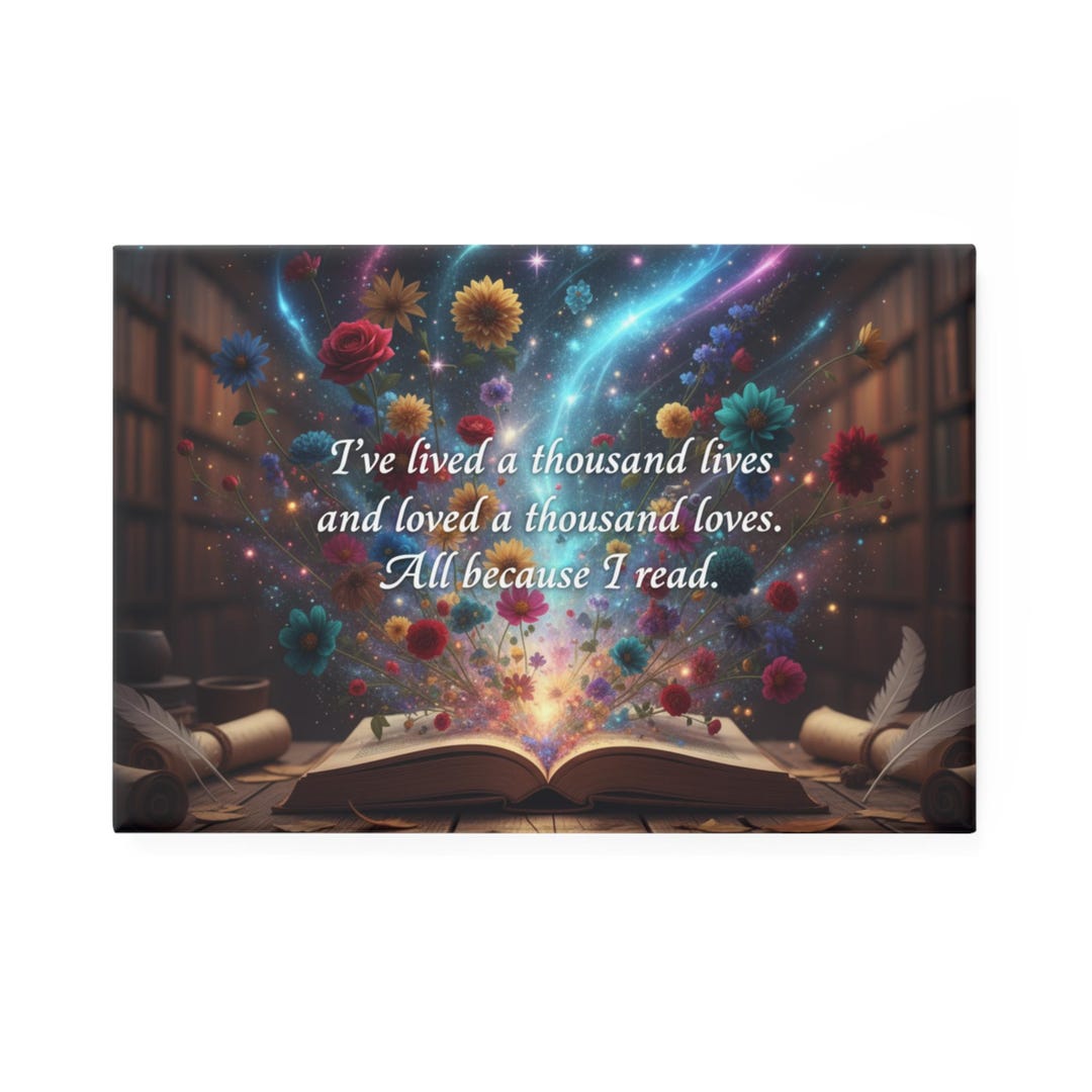 I Have Lived A Thousand Lives Quote Magnet | Rectangle Magnet - Etsy