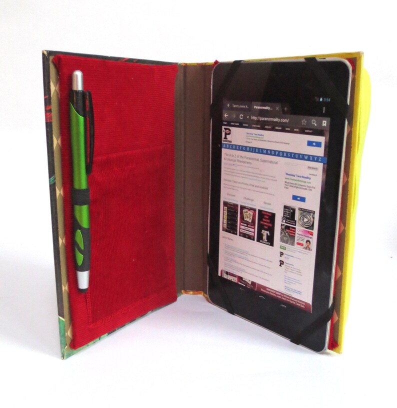 7 Inch Tablet Case Made From Vintage 1961 Boys Detective Book, Red ...