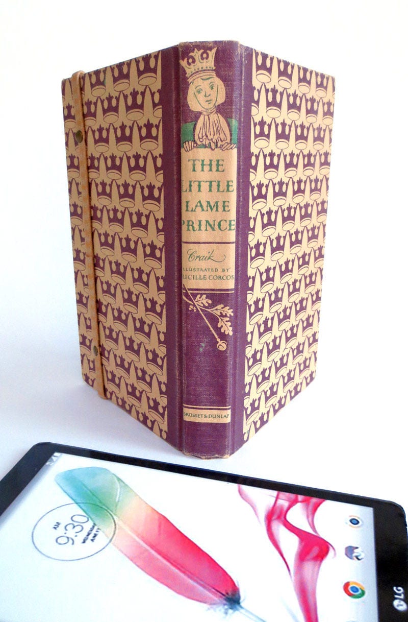 Vintage Little Lame Prince Tablet Case Made From Book With | Etsy