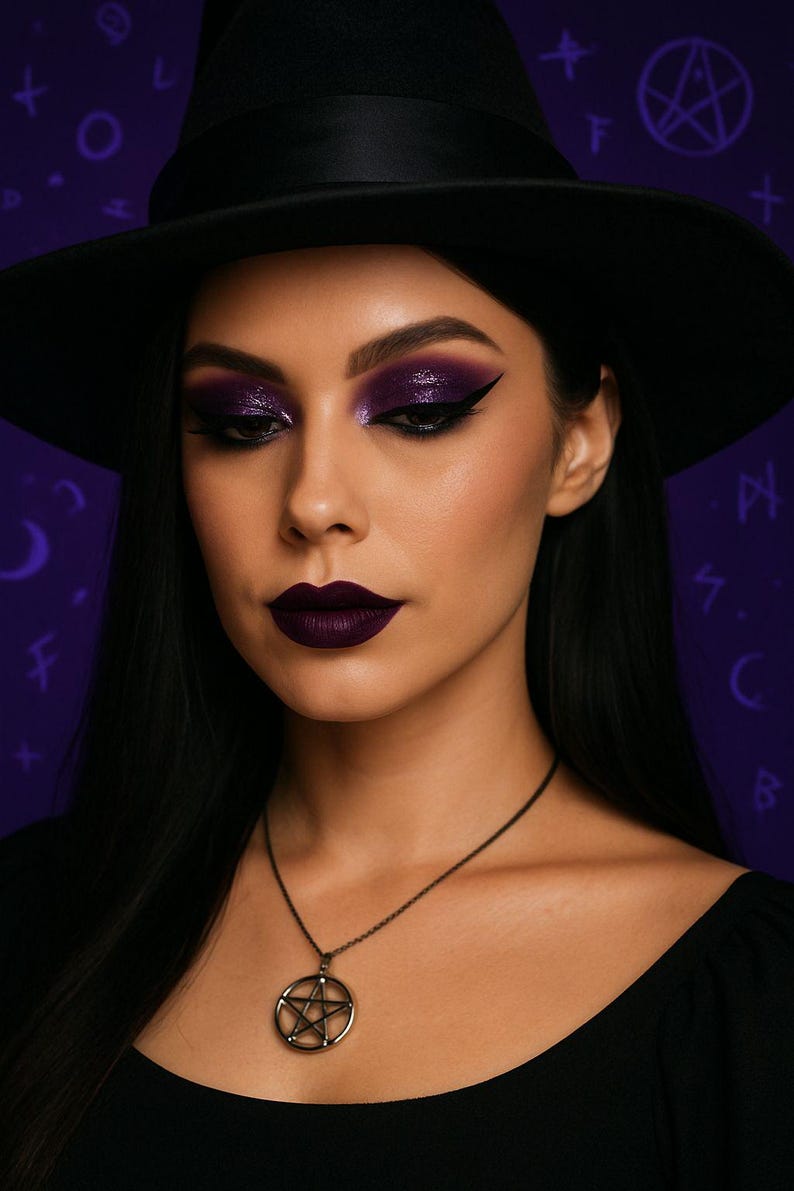 Halloween Costume Makeup Looks: Witch, Vampire, Skeleton (digital PDF ...