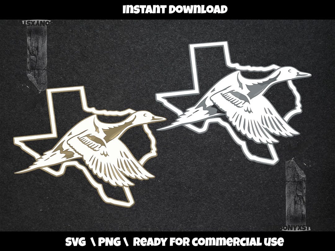 Texas Bundle | Flying Goose Texas Outline | Waterfowl Hunting Design ...