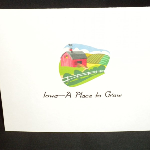 Iowa Note Cards - Etsy